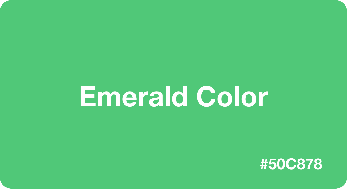 Emerald Green Its Codes And Best Color Combinations Picsart Blog Atelier Yuwaciaojp